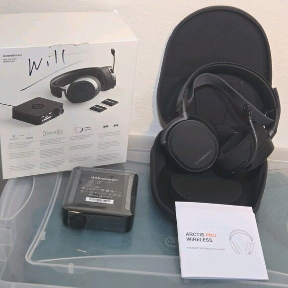 Headphones | Steelseries Arctis Pro Wireless Gaming Headset Transceiver ...